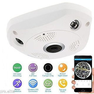 Buy 360 Panoramic Wireless Wifi 1.3 MP 960p HD IP CCTV Security Camera ...
