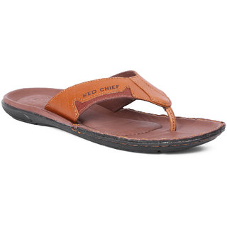 Buy Red Chief Brown Men Casual Leather Slipper RC681 003 Online @ ₹1676 ...