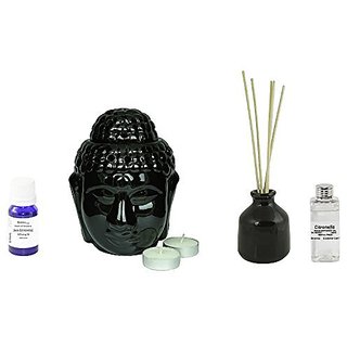 Buy Brahmz Diffuser Combo - Buddha Candle Diffuser with 2 Candles ...
