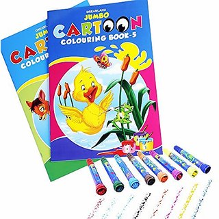 Buy COI combo colouring books roller stamp marker magic colour pencil ...