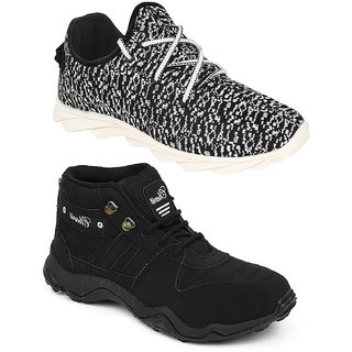 Buy Chevit Men's Combo Pack of 2 Casual Sneakers (Training and Training ...