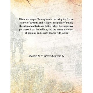Buy Historical map of Pennsylvania : showing the Indian names of ...
