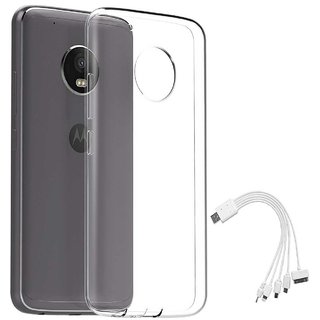Buy TBZ Transparent Silicon Soft TPU Slim Back Case Cover for Motorola ...