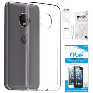 Buy TBZ Transparent Silicon Soft TPU Slim Back Case Cover for Motorola ...