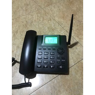 Buy dual sim gsm landline phone with fm radio by metatek suitable with ...
