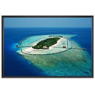 Buy Nature High Quality UV Textured Wall Poster - With Frame, 18 inch x ...