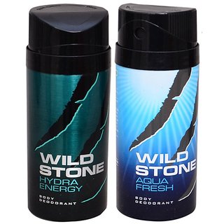 Buy Wild Stone Hydra Energy And Aqua Fresh- Combo of 2- 150ml Each ...