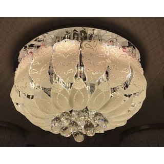 Buy 600 mm Led Jhoomer Ceiling Light Decorative LED Chandelier With ...