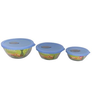 Treo 3 pcs glass bowl set