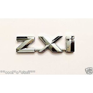 Buy LOGO decals ZXI MONOGRAM EMBLEM CHROME Maruti Suzuki Swift Dzire ...