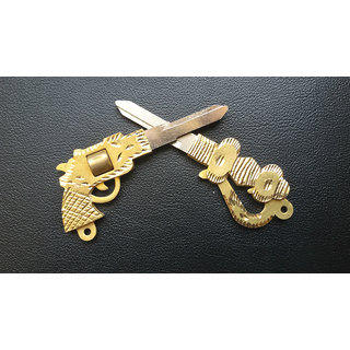 Royal Enfield Gun & Sword shaped Brass Right Key with roller. Best ...
