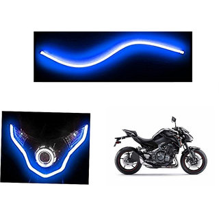Buy Himmlisch Flexible 30cm Bike Headlight Neon LED DRL Tube BLUE For ...