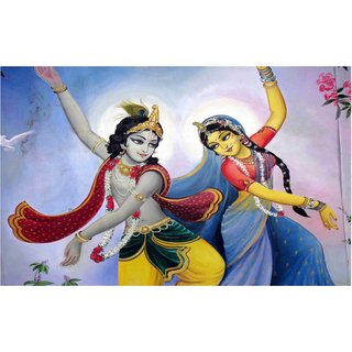 Buy Lord Shri Radhe Krishna Poster for Room Online @ ₹149 from ShopClues