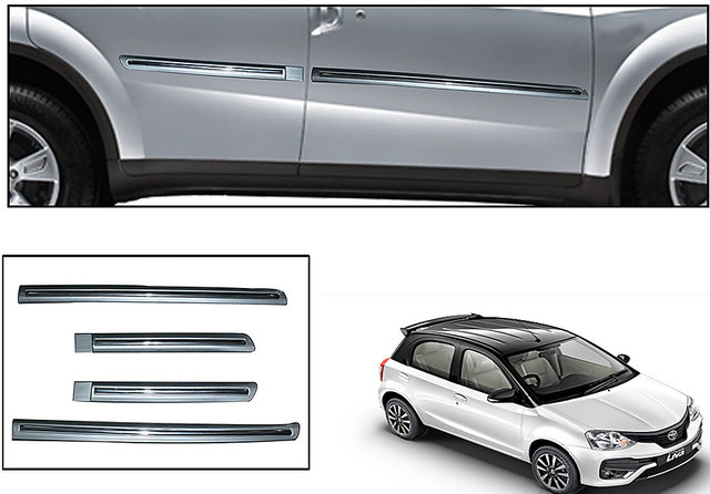 Buy Himmlisch Chrome Plated Side beading For Toyota Etios Liva Online 1020 from ShopClues