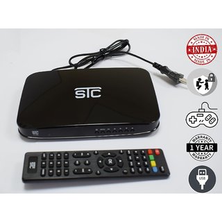 Buy STC H-700 FTA DVB S2 Set Top Box Satellite Receiver- HD Recording ...