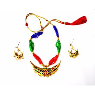 Buy Traditional Assamese Jewellery Dhan Junbiri necklace set made of ...
