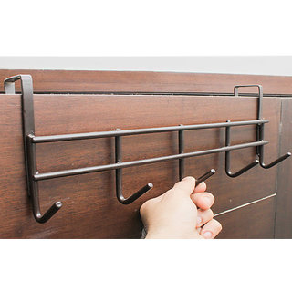 Buy Hanger Chief Brown 5 Hooks Over The Door Hanger Online @ ₹475 from ...