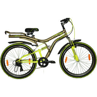 Buy Avon Neowave 6 Speed Senior Cycle for Boys - Grey/Pantone Green ...