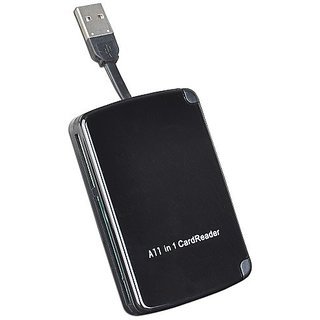 USB 2.0 3 Port Hub With Memory Card Reader Combo