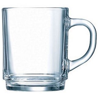 Buy Luminarc Stackable Glass Coffee Cup Mug 250ml (Pack of 6) Online ...