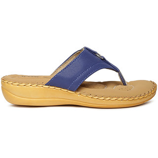 Buy Paragon-Solea Plus Women's Blue Slippers Online @ ₹324 from ShopClues