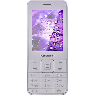 Karbonn K-Phone 1 (White-Silver) at Best Prices - Shopclues Online ...