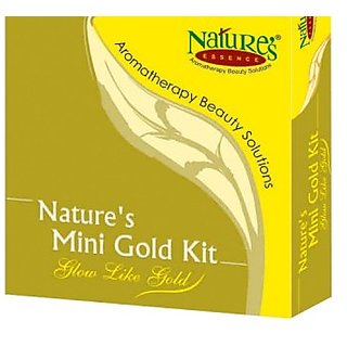 Buy Nature's Essence Gold Facial Kit glow like gold Nano Pack 34 g (Set of 2) Online @ ₹250 from ...