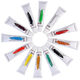Buy Color Tubes Paint Set - 12ml Tubes, 12 Shades Online @ ₹1199 from ...