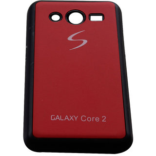 Buy Back Cover Cases For Samsung Galaxy Core 2 Sm-355h - red Online ...
