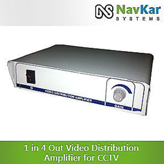 1 in 4 Out Video Distribution Amplifier for CCTV (VDA)