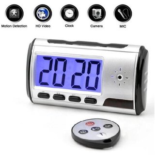 Buy Digital Spy Hidden Camera Clock 1.3mega With Remote Control Motion ...