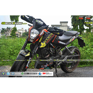 Buy CR Decals Ktm Duke ROCKSTAR EDITION Sticker Kit (Duke 200/390 ...