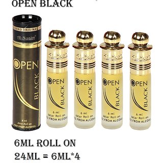 Buy Al-Nuaim 24ML Open Black Attar 100 Percent Original And Alcohol ...