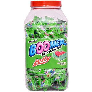 Buy Wrigley Boomer Super Bubble Gum Jelly, Watermelon Flavoured (184 ...