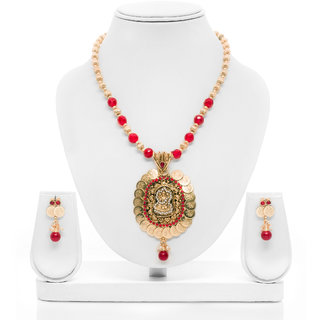 Senorita Traditional Necklace Set JVPS2 with Goddess Lakshmi Pendant ...