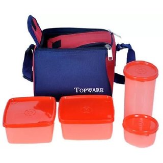 Buy Topware Lunch Box - 4 Containers Online @ ₹349 from ShopClues