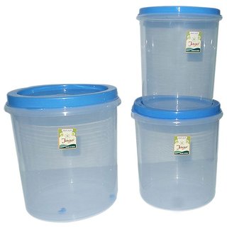 Buy Jago White Quality Tested Container of Set of 3 Size Online @ ₹889 ...