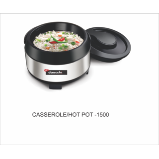 Buy DAACCHI stainless steel Chapati Box/Casserole set/Bread container ...