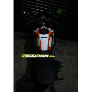 Buy CR Decals KTM RC Custom Decals FULL BODY Race Kit (RC 200/390/125 ...