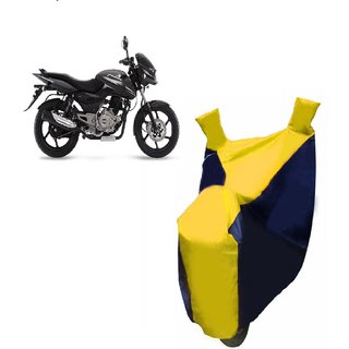 Buy AUTOAGE Premium Yellow with Black Bike Body Cover For Bajaj Pulsar ...
