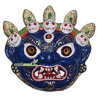 Buy Mahakaal Metal Wall Hanging, Najarbatoo, Evil Eye Protector, Sikkim ...