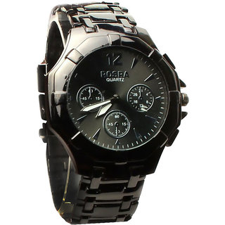 Online Stylish Rosra Men's Analog Watch concered black Prices ...