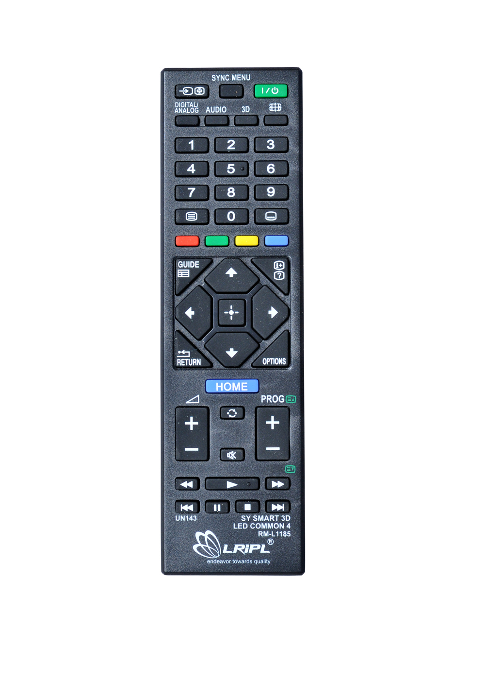 Buy LRIPL RM-L1185 Sony 3D Universal Smart LED LCD TV Remote Controller (Black) Online @ ₹299 ...