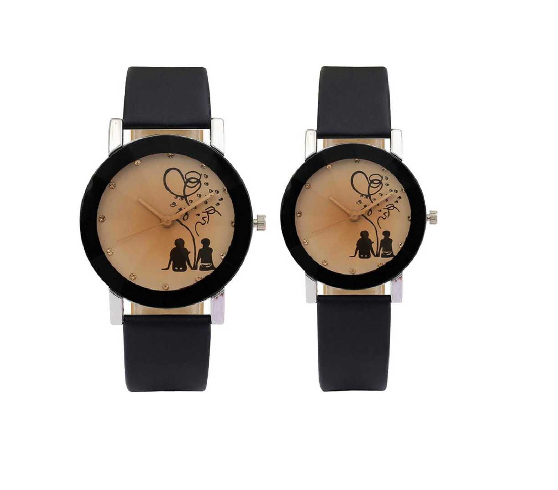 Buy Couple Watch With Student Tree Lover Designer Round Men Women Combo ...