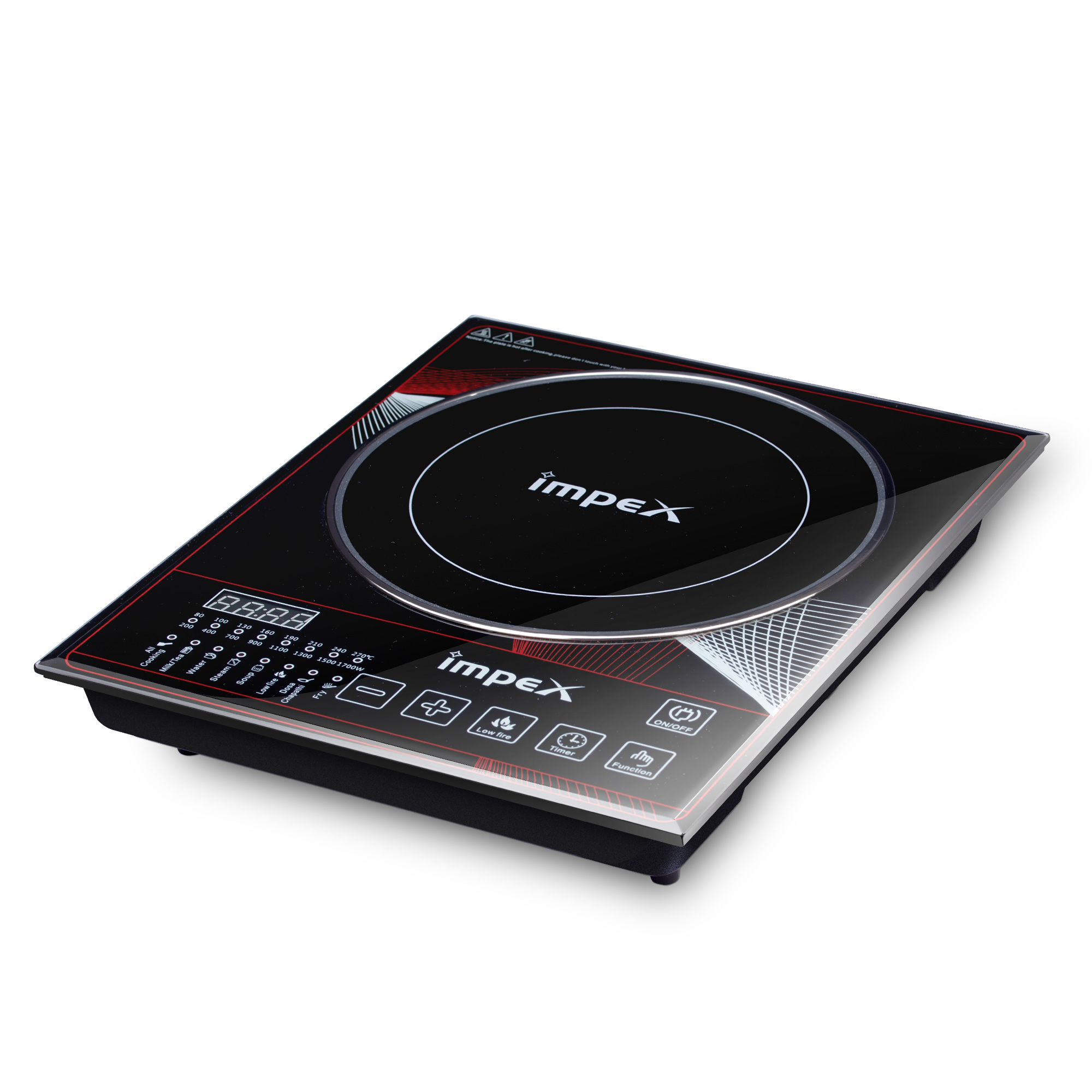 Buy Impex H4 Touch Control Induction Cooker (1700 Watts) Black Online ...