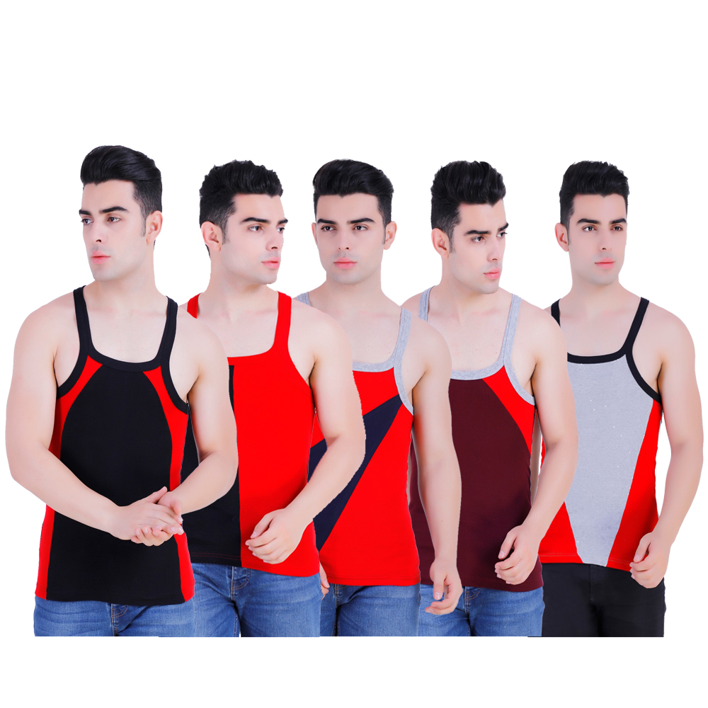 Buy Men's Sleeveless Army Printed Casual Cotton Sports Gym Wear Vest 5 ...