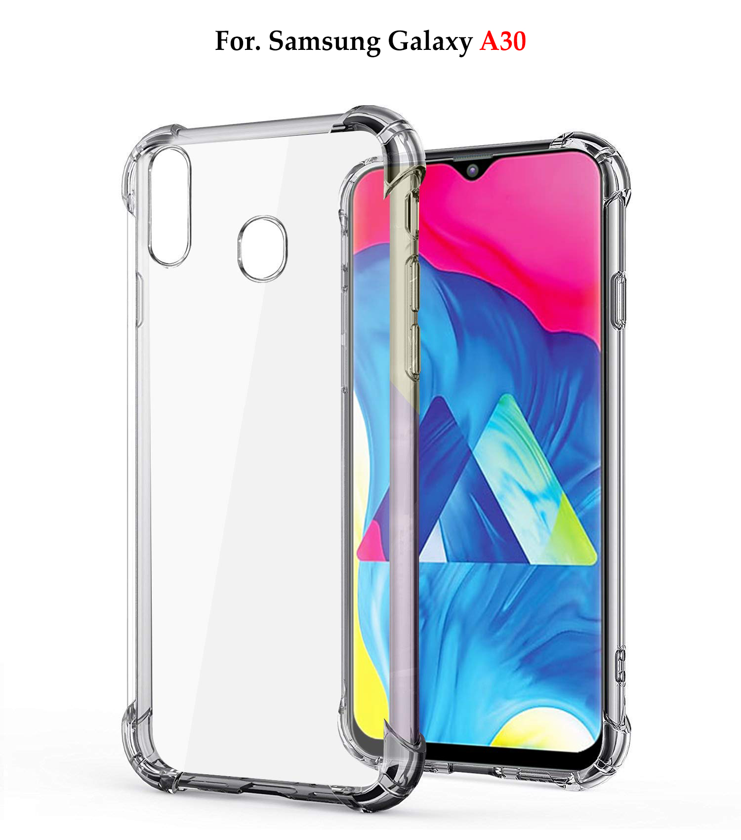 Buy Samsung Galaxy A30 - Anti-Knock Design Shock Absorbent Bumper ...
