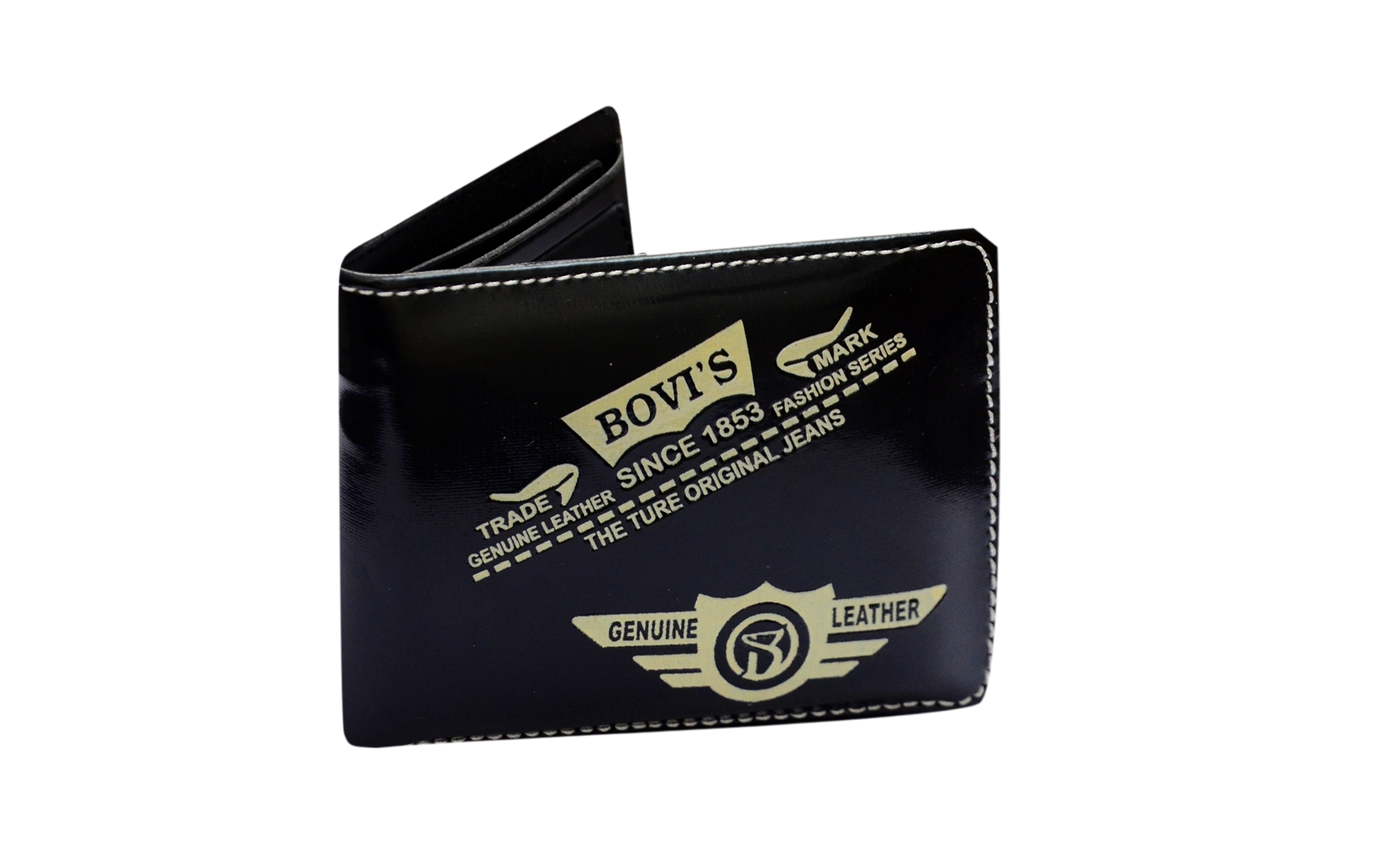 Buy BOVIS Black PU Stylish Wallet For Mens (BOV-A1) Online @ ₹147 from ...