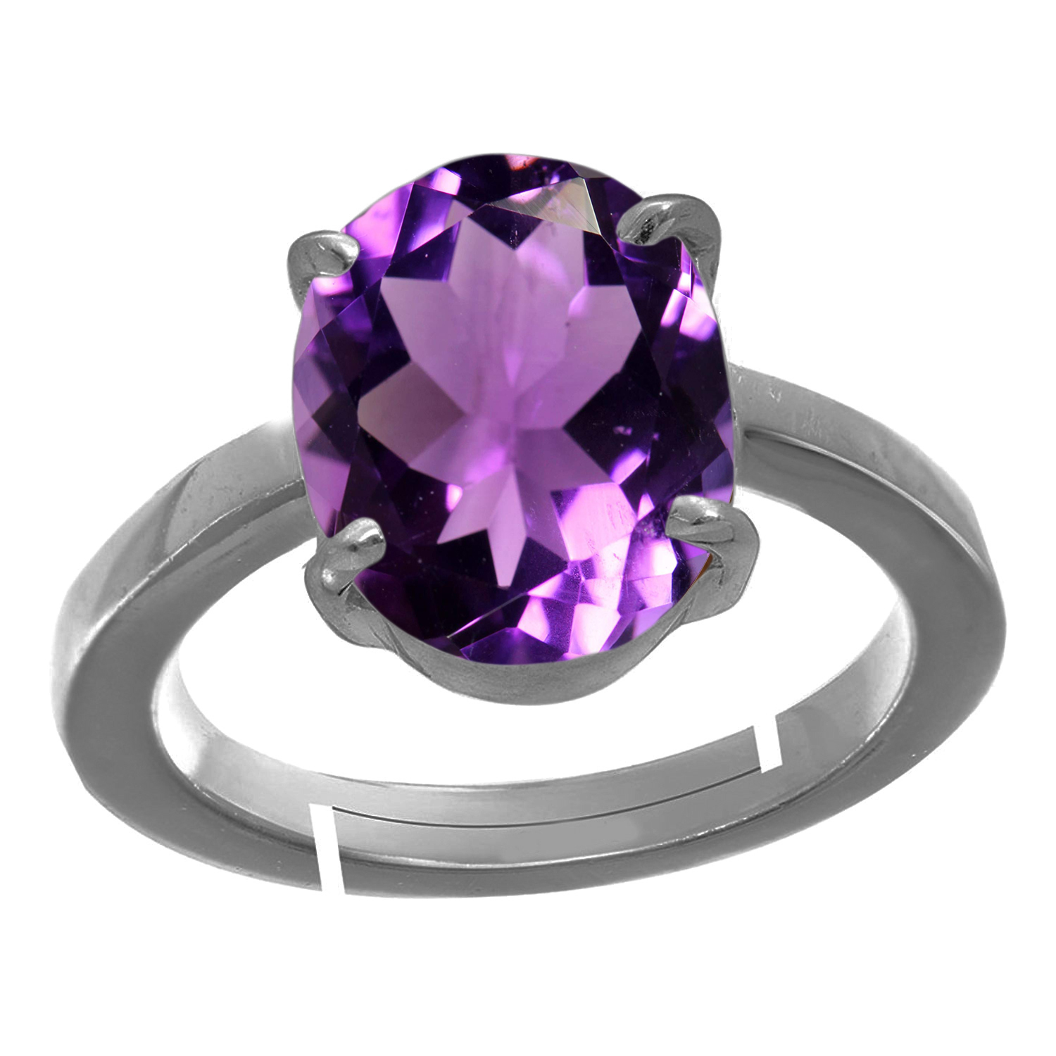Buy Riddhi Enterprises 12.50 ratti natural amethyst jamunia precious ...