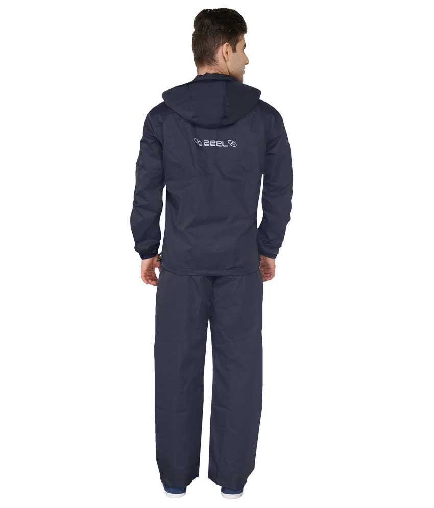 Buy Zeel Gents Plain Blue Rain Suit , Coat, Jacket, pant for Mens size ...